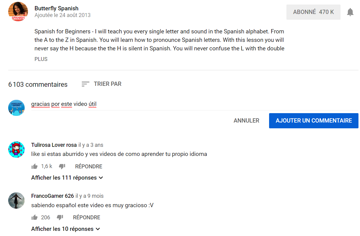 Learn Spanish on YouTube - Language Ascent
